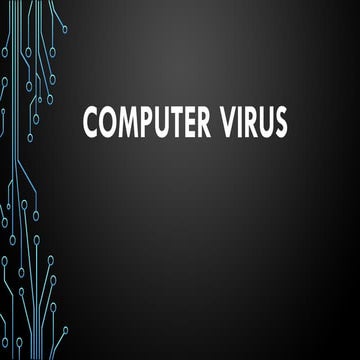 Computer 5 (Computer Virus) Grade 5 computer | PPTX