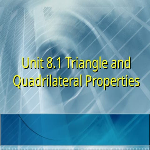 Comp8.1cc.ppt Triangle congruency quadrilaterals property | PPT