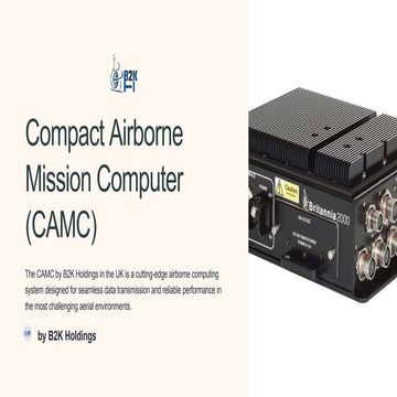 Compact Airborne Mission Computer-CAMC. | PPTX