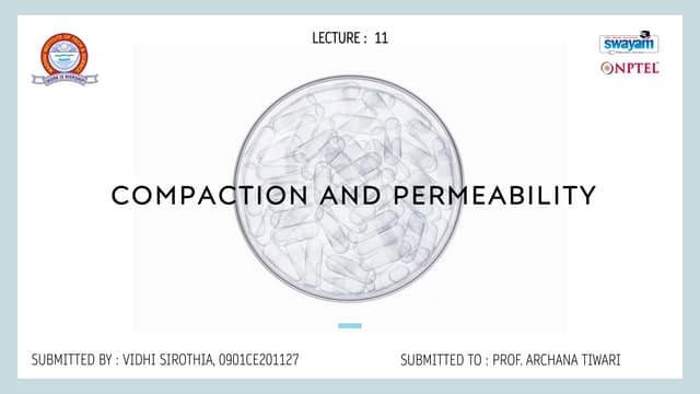 Geotechnical Engineering-I [Lec #24: Soil Permeability - II] | PPSX