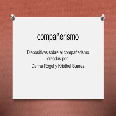 COMPAÑERISMO.pptx