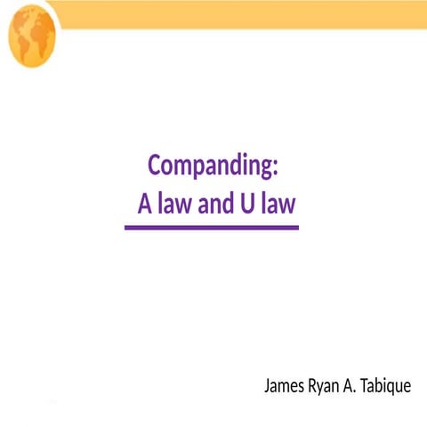 A_law_and_Microlaw_companding | PDF