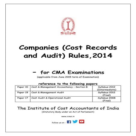 Companies rules-2014 | PDF