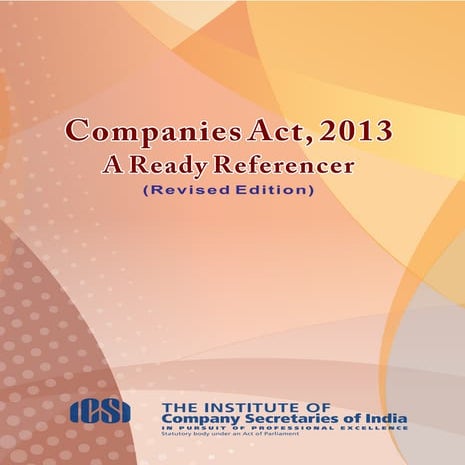 Companies Act, 2013 | PPTX