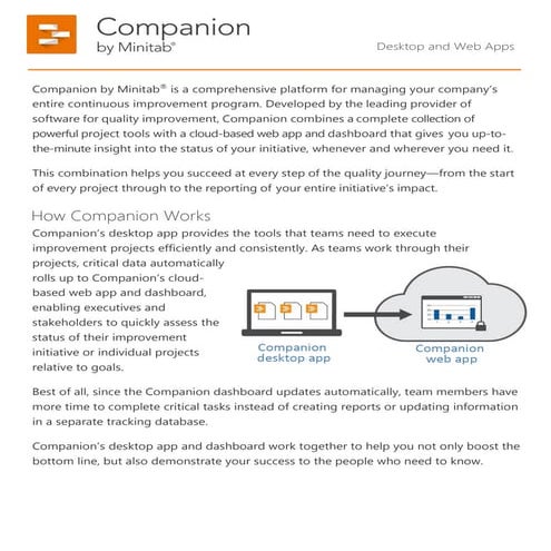 Companion by Minitab - Desktop App | PDF