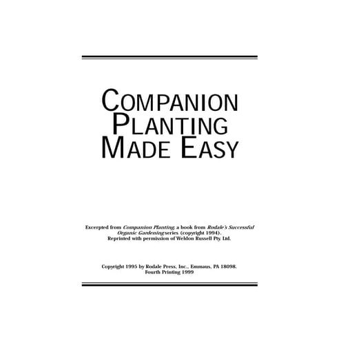 Companion planting | PPTX