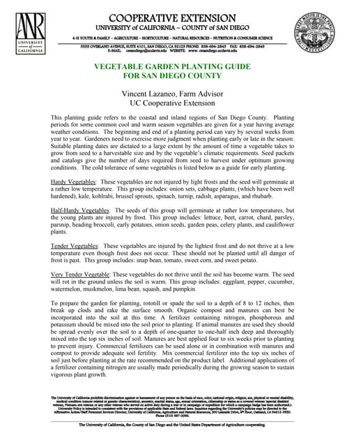 Sample Planting Guide for Raised-Bed Garden - Colorado Master Gardeners ...