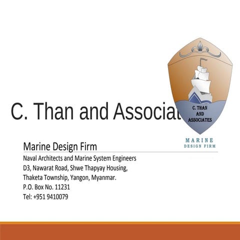 Company Profile of C. Than and Associates Marine Design Firm | PPS