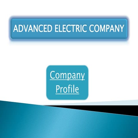 Electric Products By Advanced Electric Company | PDF
