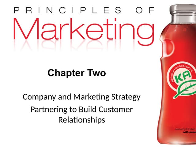 Company and Marketing Strategy Partnering to Build Customer ... Company and Marketing Strategy Partnering to Build Customer ...