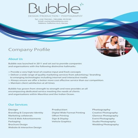 Company brief portfolio bubble | PDF