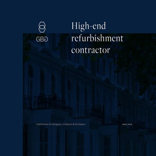 High-end refurbishment contractor in London. | PDF