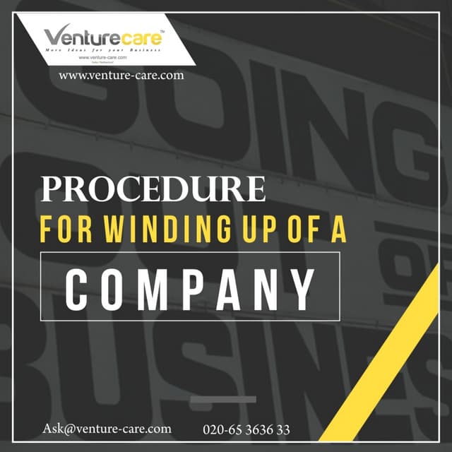 Company closure procedure | PDF