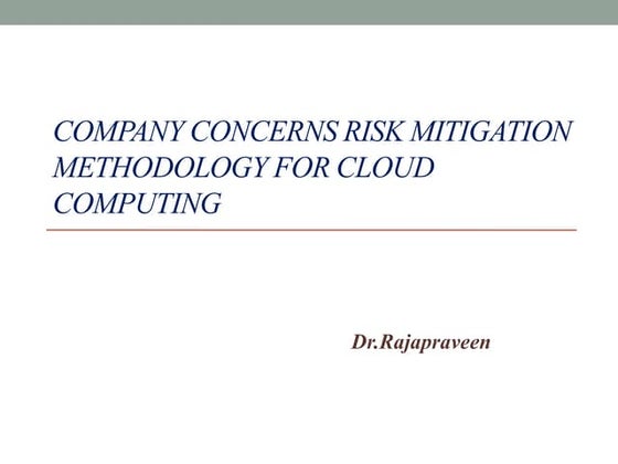 Cloud migration process simplified, innovate vancouver | PPT