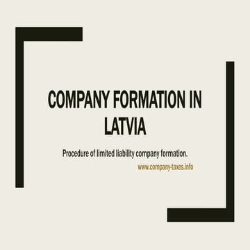 Requirements for Company Registration in Lithuania | PDF