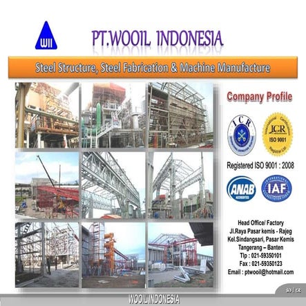 Company frofile 2015 (wooil) | PPTX