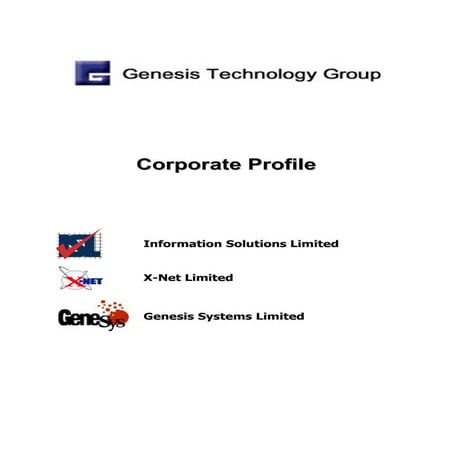 Company Group Profile 19 01 2009 | DOC