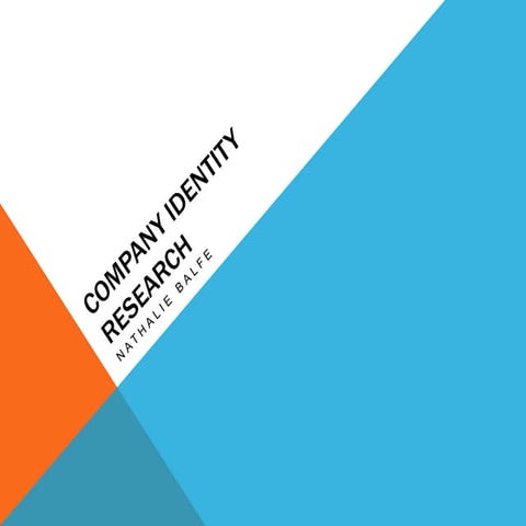 Company ident research | PPTX