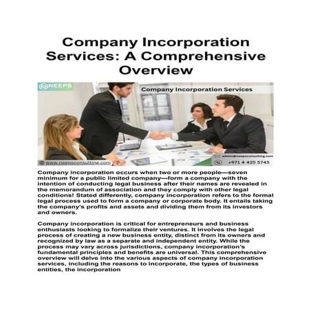 Company Incorporation Services A Comprehensive Overview.ppt