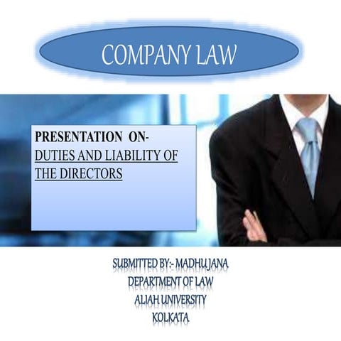 Company law, power point presentation | PPT