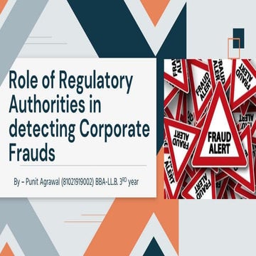 role of regulatory authorities in detecting corporate frauds.pptx