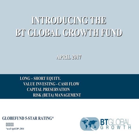 Company overview, BT Global Growth Fund February 2016 | PPT