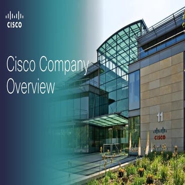 Cisco company overview - Cisco Connect - | PDF