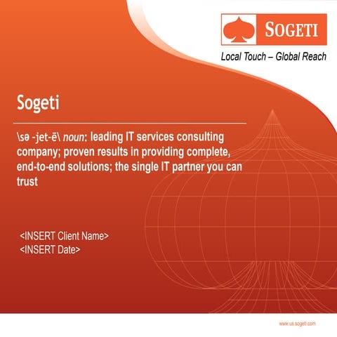 Sogeti Overview | PDF