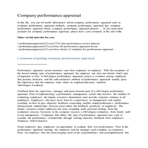 Forced distribution method of performance appraisal