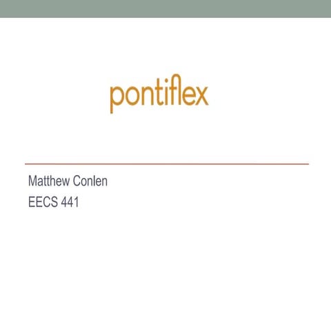 company presentation eecs 441 | PPTX