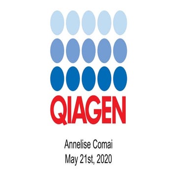 Qiagen Company Presentation | PDF