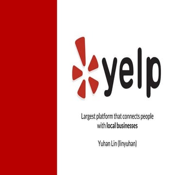 Company presentation - Yelp | PPT