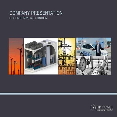 ITM Power Company Presentation | PDF | Power and Energy Industry ...