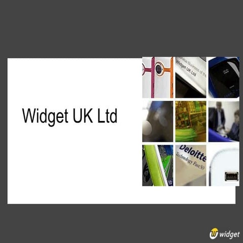 Widget UK Ltd - 2013 presentation | PPT