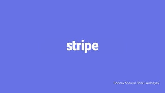 Stripe Pitch Deck designed by Zlides | PPT