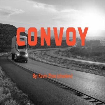Convoy Company Presentation | PDF