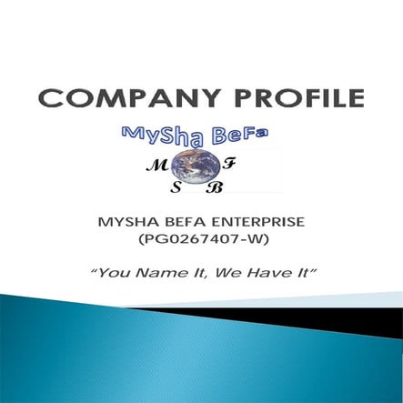 Mysha Befa Enterprise - Company Profile | PDF