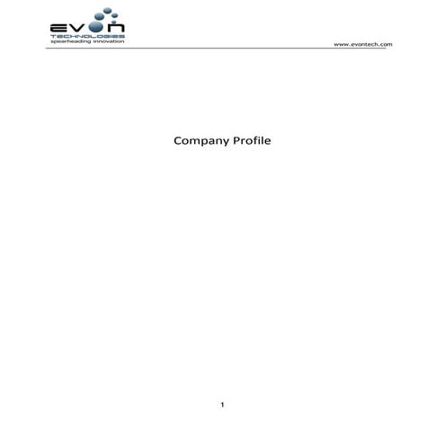 Company profile | PDF
