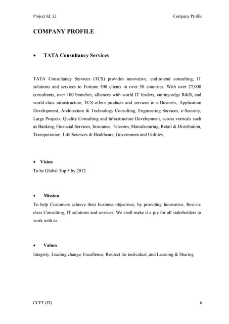 Organization profile | PDF