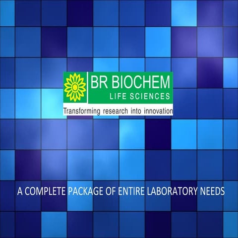 Company profile of BR Biochem Life Science | PPT | Biotech and ...