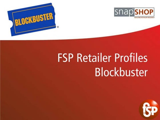 Retail profile 99p store | PPT
