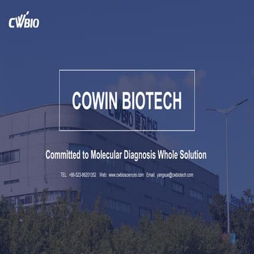 Company profile CoWin Bio Science | PDF