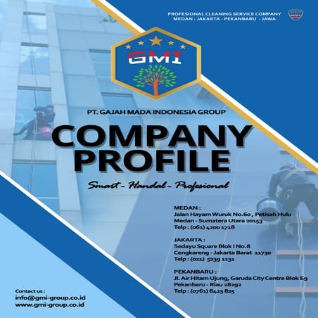 COMPANY PROFILE CLEANING SERVICE PT. GMI GROUP | PDF