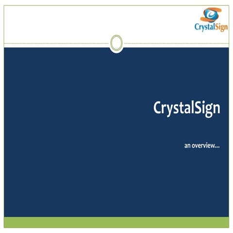 Crystal Sign Advertising | PPSX