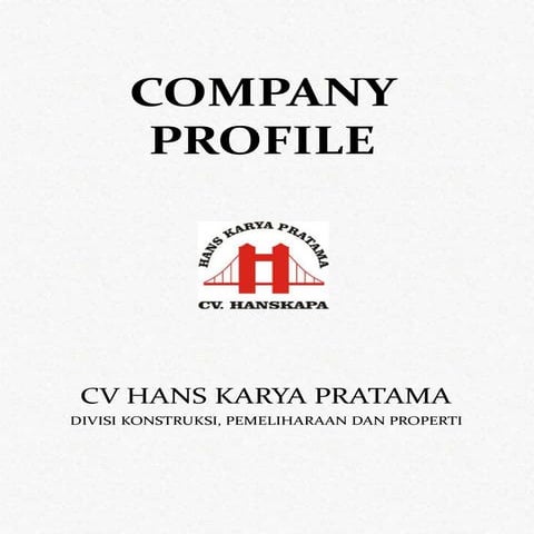 comp profile CV. Hanskapa | PPTX