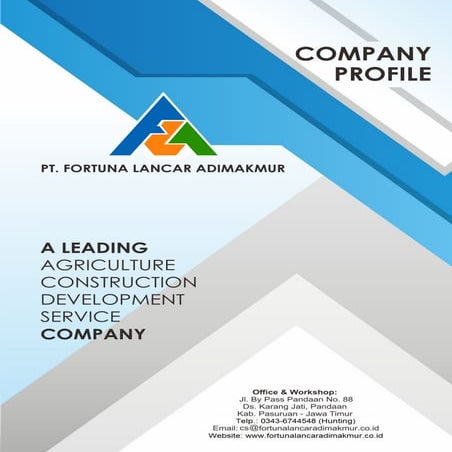 Company Profile Fortuna Lancar Adimakmur 2023 | PDF