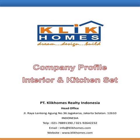 Company profile interior & kitchen set | PDF