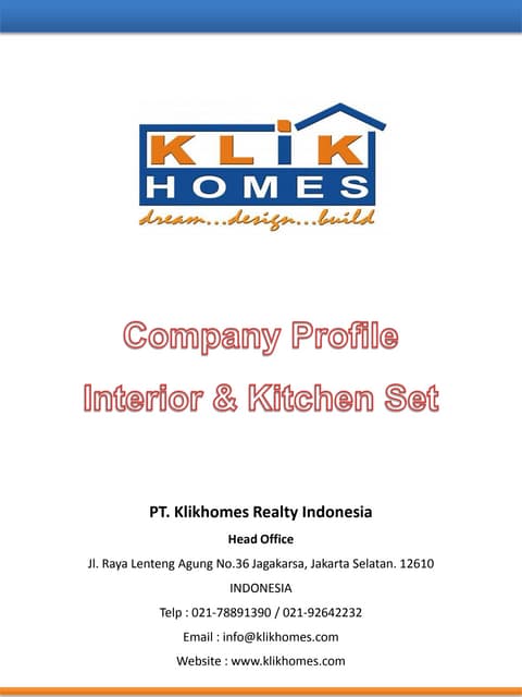 Company profile kitchen set | PDF
