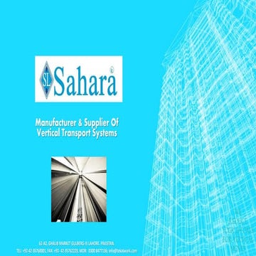 SAHARA Lift Engineers | PDF