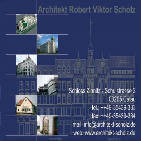 Company Profile (small) Architekt Robert Viktor Scholz | PDF